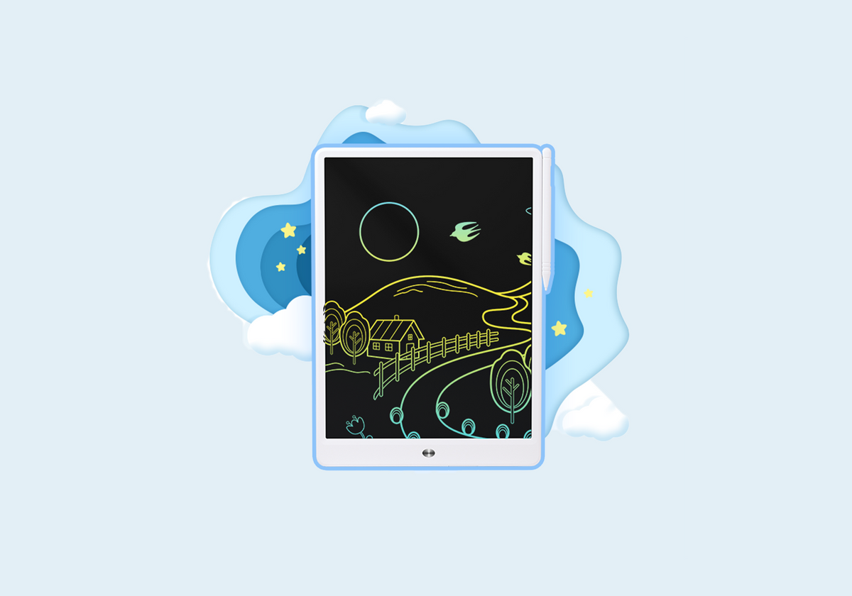 Alilo LCD Writing Tablet – 13.5" Eye-Friendly Drawing Pad for Kids